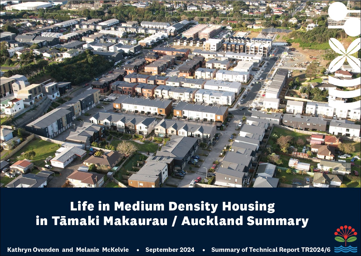 Life in medium density housing in Tāmaki Makaurau / Auckland. Summary ...