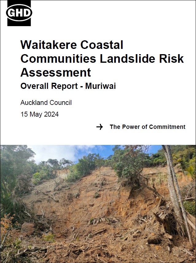 Waitākere coastal communities landslide risk assessment overall report ...